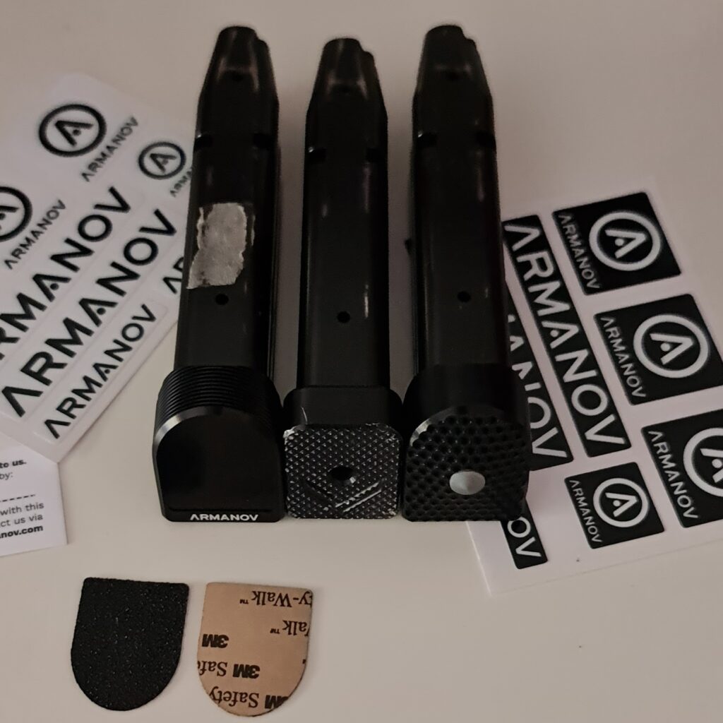 Armanov: prolongadores o bases extendidas +2 para cargadores de pistola ...